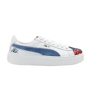PUMA Platform Hyper Embroidered Floral Sneakers