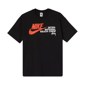 Nike X Stussy International Beach Crew Tee - Black