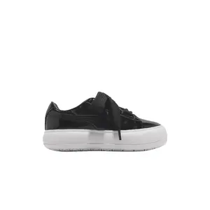 PUMA Suede Mayu Heart Patent Sneakers - Black