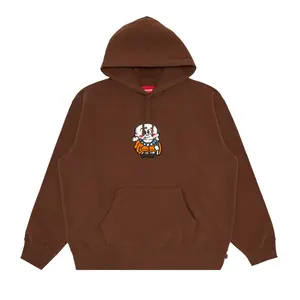 Supreme Aoi Buddha Hooded Sweatshirt - Brown