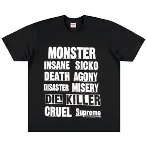 Supreme Monster Tee - Black