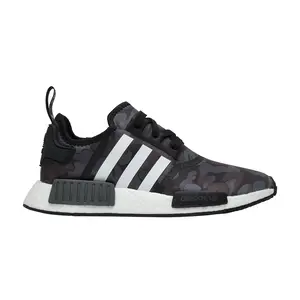 Adidas A Bathing Ape X Nmd_r1 Sneakers - Black