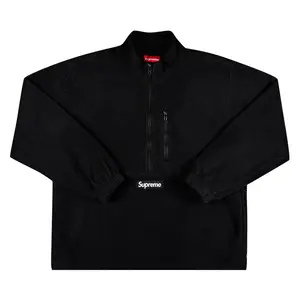 Supreme X Polartec Half Zip Pullover - Black
