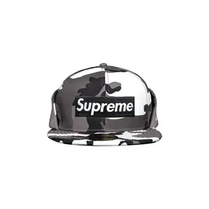Supreme X Windstopper Earflap Box Logo New Era Cap - White