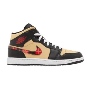 JORDAN 1 Mid Se 'tartan Swoosh' Sneakers