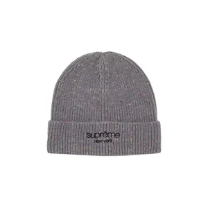 Supreme Rainbow Speckle Beanie - Grey