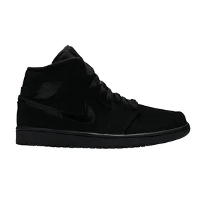 JORDAN 1 Mid Sneakers - Black