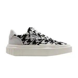 Adidas Hypersleek Houndstooth Sneakers - White