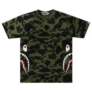 A BATHING APE 1st Camo Side Shark Tee