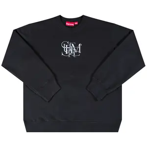 Supreme Overlap Crewneck - Black