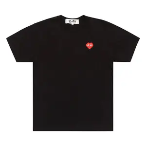 Play Comme Des Garcon X Invader Heart Tee - Black