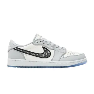 JORDAN Dior X 1 Low Sneakers - Grey