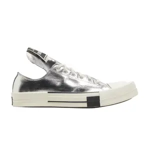 CONVERSE Rick Owens X Turbodrk Chuck 70 Low Lacquer - Silver