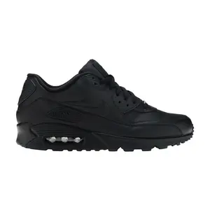 Nike Air Max 90 Leather Sneakers - Black