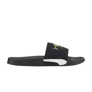 PUMA Leadcat 2.0 Suede Classic Slide - Black