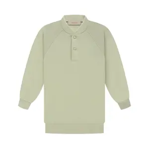 Fear Of God 3/4 Sleeve Henley - Green
