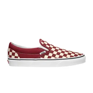 VANS Classic Slip-On Rumba Checkerboard Red