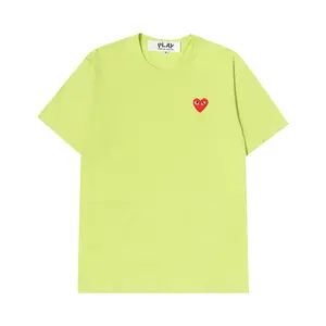 Play Comme Des Garcon Mini Heart Solid Tee