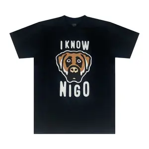 I KNOW NIGO Dog Head Tee - Black