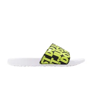 Nike Benassi JDI Print Slides White