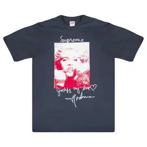 Supreme Madonna T-shirt 'navy - Blue