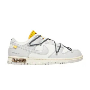 Nike Off- X Dunk Low 'lot 41 Of 50 - White