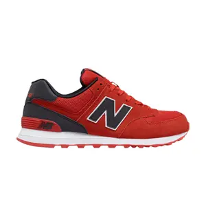 NEW BALANCE 574 Reflective Sneakers - Red
