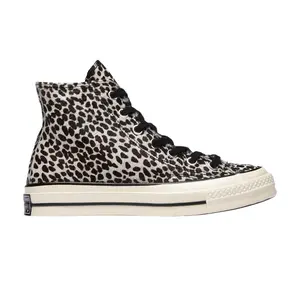 CONVERSE Chuck Taylor All Star 70 Hi Leopard Print - Black