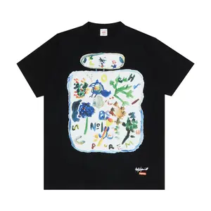 Supreme X Yohji Yamamoto Paint Tee - Black