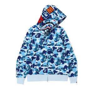 A BATHING APE Big Abc Camo Shark Full Zip Hoodie