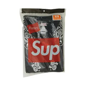 Supreme X Hanes Bandana Tagless Tees - Black