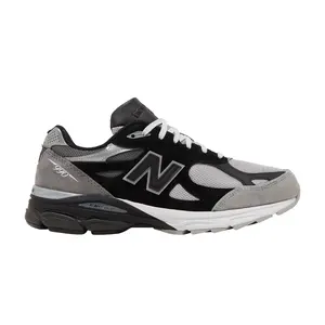 NEW BALANCE Dtlr X 990v3 Made In Usa Gr3yscale Sneaker - Grey