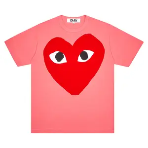 Play Comme Des Garcon Comme Des Garçons PLAY Big Heart T-Shirt Pink
