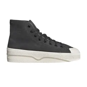 Adidas Nizza 2 Leather High-top Sneakers - Black