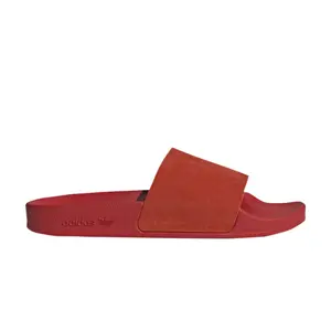 Adidas Adilette Suede Slide - Red