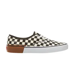 VANS Authentic Gum Block Checkerboard Sneakers - White