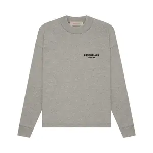 Fear Of God Long-sleeve Tee 'dark Oatmeal - Grey
