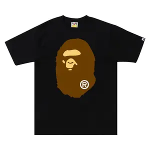 A BATHING APE Big Ape Head Tee - Black