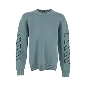 Off-White Diag Outline Knit Crewneck