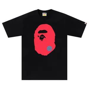 A BATHING APE Colors Big Ape Head Tee - Black
