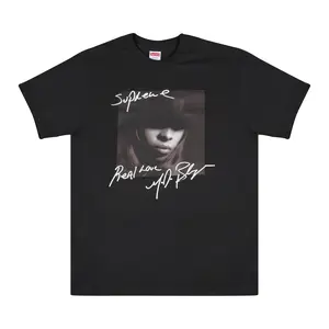 Supreme Mary J. Blige "real Love" T-shirt - Black