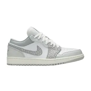 JORDAN 1 Low Premium Elephant Print - Grey