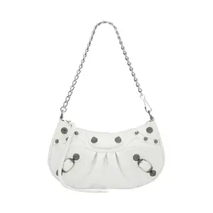 Balenciaga Le Cagole Mini Shoulder Bag - White