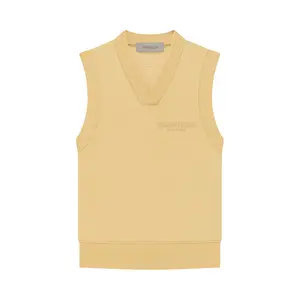 Fear Of God Pullover V-neck Vest - Yellow