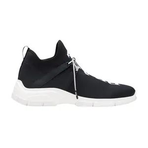 Prada Knit Fabric Sneakers - Black