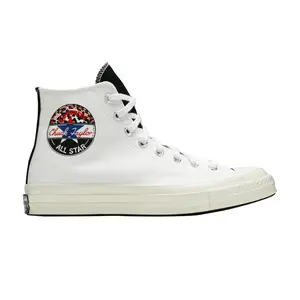 CONVERSE Chuck 70 Hi Logo Play Sneakers - White