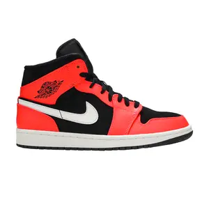 JORDAN 1 Retro Mid Sneakers - Red