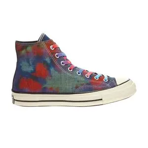 CONVERSE Chuck 70 High Tie Dye Plaid