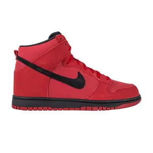 Nike Dunk High Top Sneakers - Red