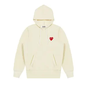 Play Comme Des Garcon Hoodie - White